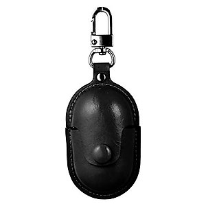 Hemobllo Wireless Earbuds Case Leather Headset Box Cover Shockproof Protective Case Compatible for Galaxy Buds Black