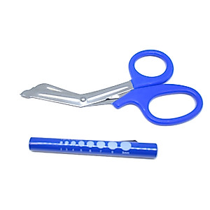 Sprague Rappaport Stethoscope Dual Head Adult + Free Lightweight Storage Case, Multipurpose Sheers, Penlight, Measuring Tape