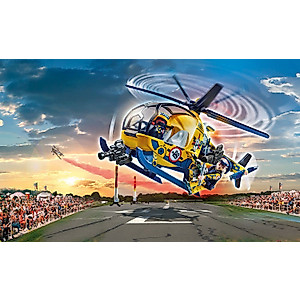 Playmobil Air Stunt Show Helicopter with Film Crew