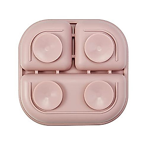PandaEar Suction Plates for Baby, 2 Pack Silicone Plates for Baby Toddlers Infant Kids, Divided Toddler Suction Plate Baby Dish Set, Non-Slip, Non-Toxic, BPA Free Silicone