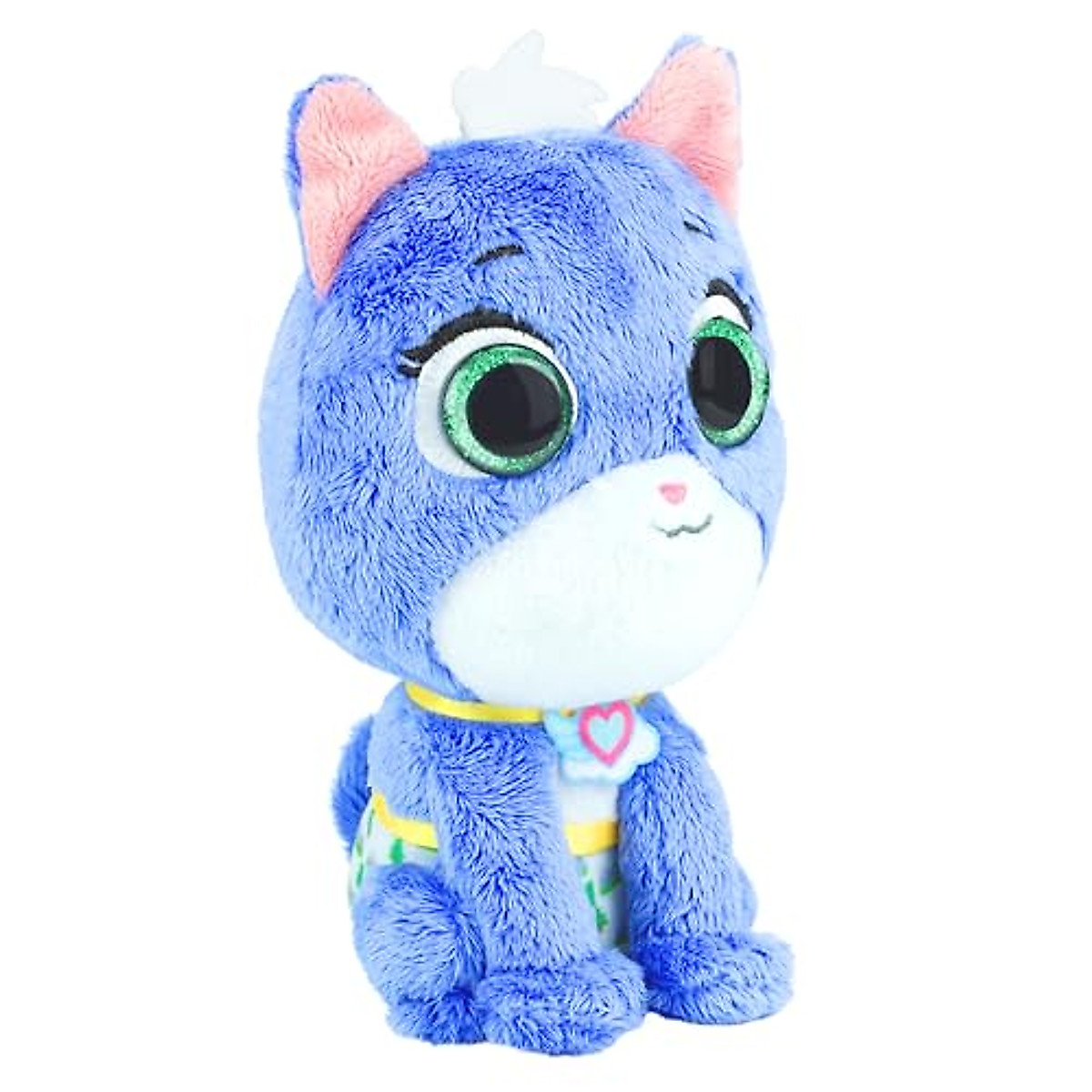 Disney Junior T.O.T.S. KiKi the Cat, 6-inch Bean Plush Stuffed Animal, Small Plushie
