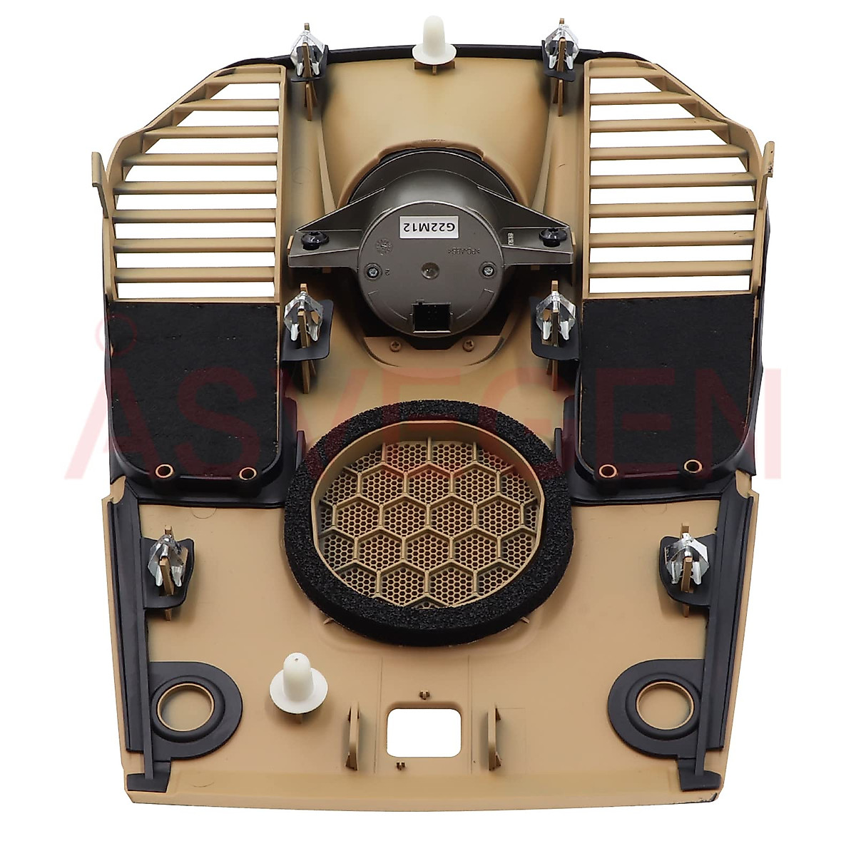 ASVEGEN Sport Chrono Stopwatch Mounted Dashboard for Porsche 911 991 2013-2019, Beige Panel and Black Clock