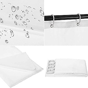 The Sim.psons Shower Curtain Sets with Non Slip Rugs The Sim.psons 4Pcs Shower Curtain Set with Non-Slip Rugs Toilet Lid Cover and Bath Mat, Waterproof Polyester Fabric Bathroom Curtain with 12 Hooks