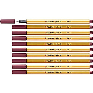 STABILO Fineliner point 88 - Pack of 10 - Purple
