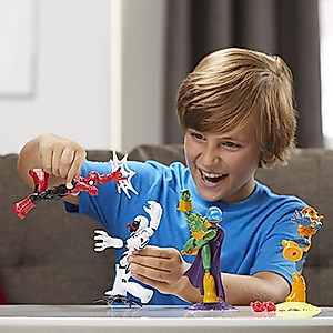 Spider-Man Marvel Bend and Flex Action Figure Toy 4-Pack, and Anti-Venom Vs. Marvel's Mysterio and Hobgoblin, Frustration Free Packaging (Amazon Exclusive)