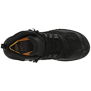KEEN Men's NXIS Evo Mid Height Waterproof Hiking Boots, Triple Black, 11.5