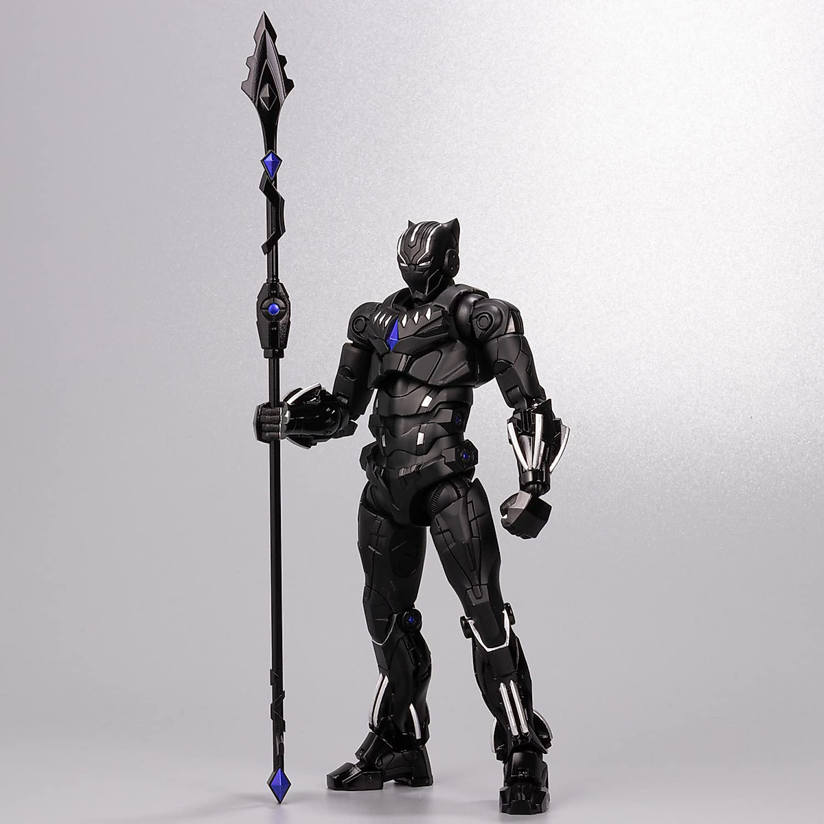 千値練(Sentinel) Fighting Armor Black Panther Non-Scale ABS & Diecast Painted Complete Action Figure