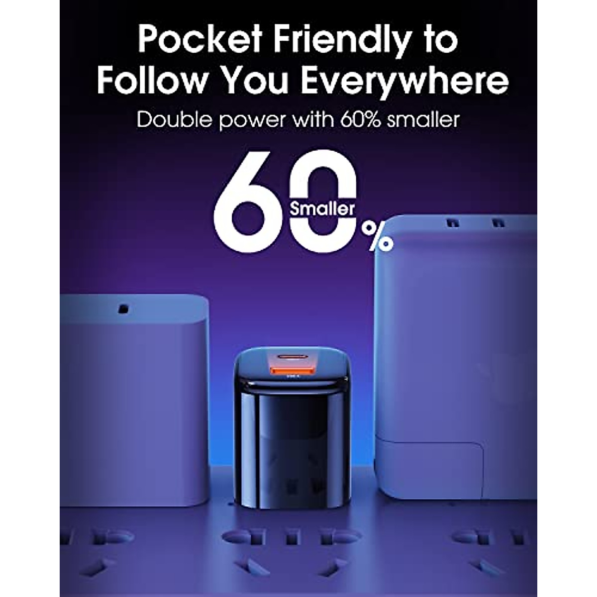 [Fastest & Safest Charging] [Apple Certified Pi Chip] Original iPhone Charger Dual Port 30W GaN III Charger Block, CASEKOO USB C Wall Charger for iPhone 14/14 Pro/14 Pro Max/14 Plus/13 and More,Black