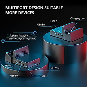SZYUYU Switch Dock for Nintendo Switch Switch Docking Station for TV Portable Switch TV Dock Station Support Switch/Switch OLED TV Mode