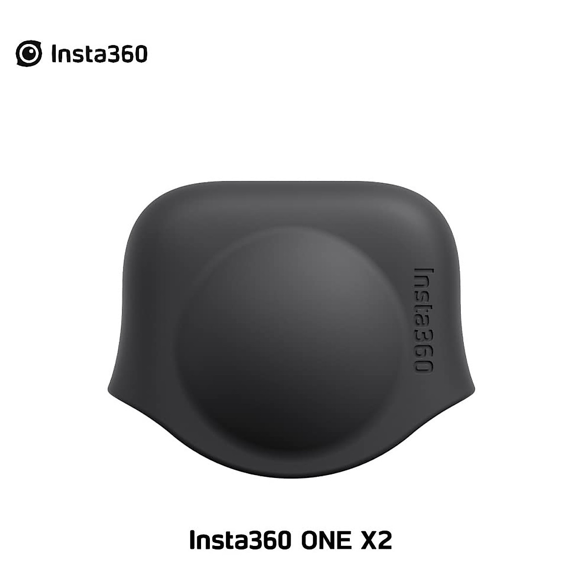 Aokicase Compatible with Insta360 One X2 Anti-Scratch Camera Lens Cover Silicone Case for Insta 360 One X2 Action Anti-Scratch Camera Accessories Black (Black, BOYA)