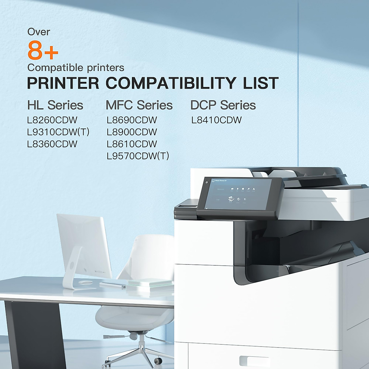 E-Z Ink (TM) Compatible Toner Cartridge Replacement for Brother TN-433 TN433 TN433bk TN431 Compatible with HL-L8260CDW HL-L8360CDW MFC-L8610CDW MFC-L8900CDW (1 Yellow, 1 Pack)