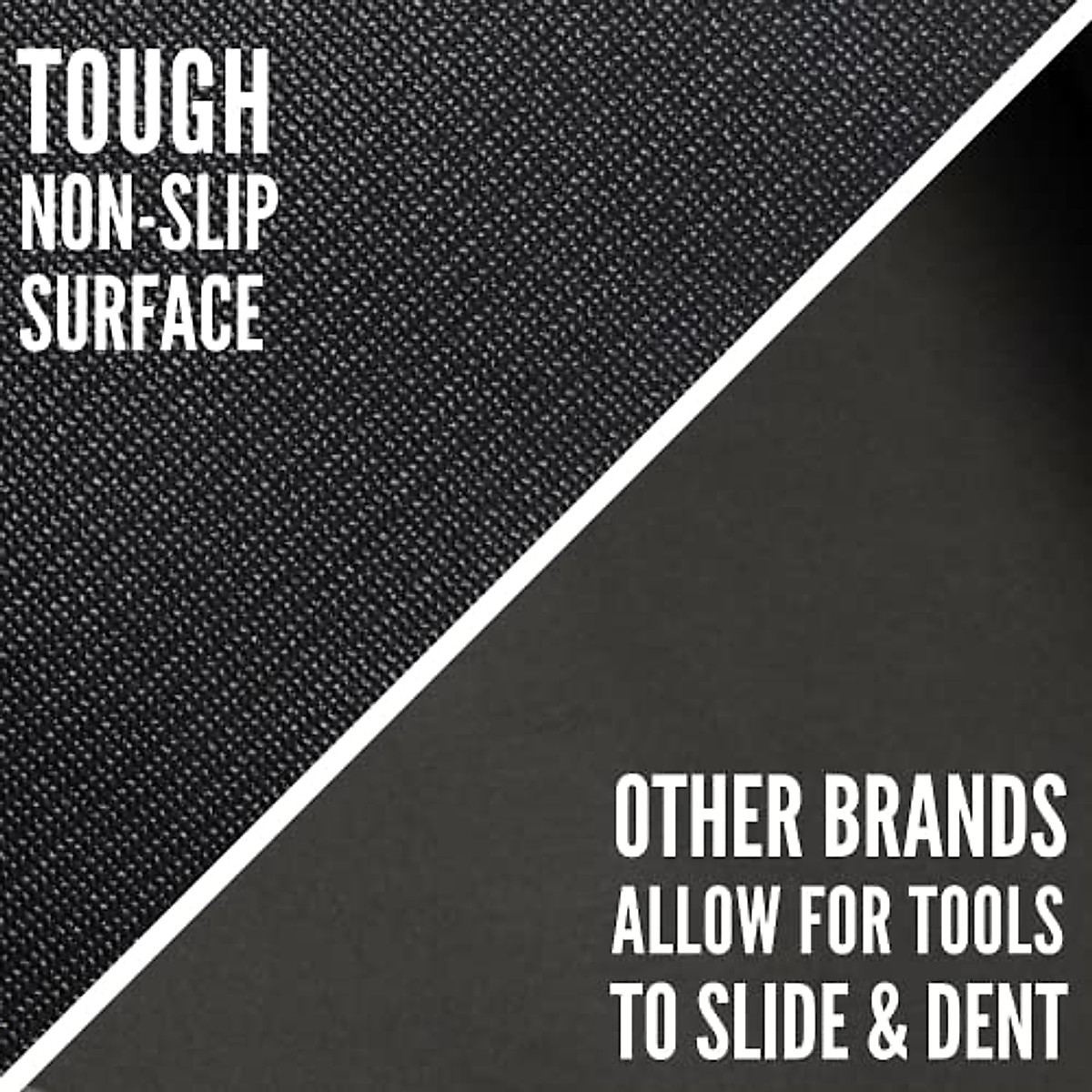 B&C Home Goods Non-Slip Tool Box & Drawer Liner, Black, Adjustable, 18'' x 24 ft