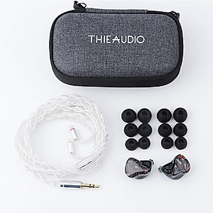 Linsoul THIEAUDIO Legacy 4 1DD+3BA Hybrid Driver in-Ear Monitor with 2 Tuning Switch, Detachable 7N OCC 0.78mm 2Pin Cable, Custom Faceplate