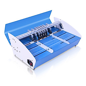 VEVOR Electric Creasing Machine 18 Inch 460mm Paper Creasing Scoring Machine 3 in 1 Creasing Machine with Heavy Duty Metal Present Multi-Function