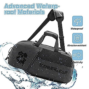 Gym Bag for Women and Men Duffle Bag for Men with Shoe Compartment, Women Sports Duffel Bags for Traveling with Wet Pocket, Gym Backpack for Men Workout Weekender