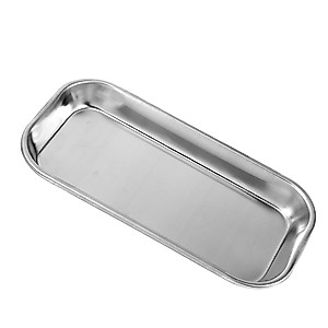 Professional Medical Surgical Stainless Steel Dental Procedure Tray Thickening Lab Instrument Tools Trays Flat Type