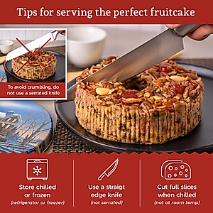 Beatrice Bakery Co. Original Fruitcake, Grandma's Old Fashioned Fruit and Nut Freshly Made, Brandy, Bourbon and Rum Fruitcake, Est. 1917 (32 oz Box)