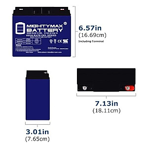 Mighty Max Battery 12V 22AH GEL Battery Replacement for CSB EVX12200