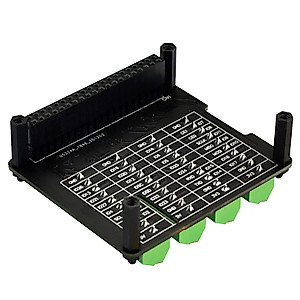 HCDC RPi GPIO Status LED & Terminal Block Breakout Board HAT for Raspberry Pi A+ 3A+ B+ 2B 3B 3B+ 4B