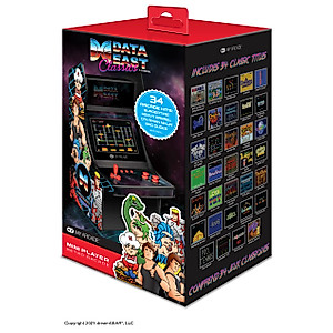 My Arcade Data East Classics Mini Player - 10 Inch Retro Arcade Machine Cabinet - Includes 35 Games