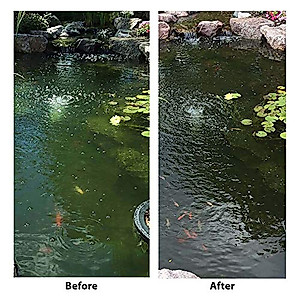 CrystalClear PondShock Ball, Natural Enzymes & Live Bacteria, Freshwater Clarifier Shock Treatment, Muck & Sludge Remover for Small Pond & Outdoor Water Garden Ponds, Koi Fish & Aquatic Plants Safe