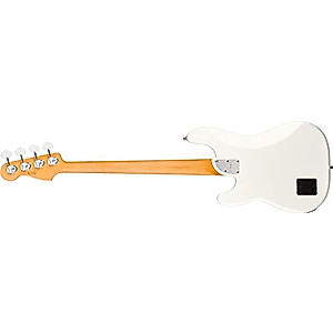 Fender American Ultra Precision Bass, Arctic Pearl, Maple Fingerboard