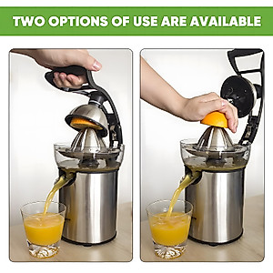 ASLATT Electric Citrus Juicer Squeezer Stainless Steel, Orange Juicer Electric,Homemade Orange Juice Squeezer Machine, Detachable Design,Easy Clean