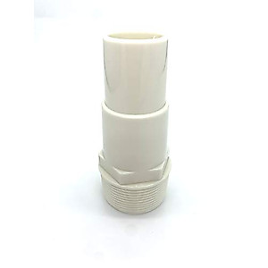 YMHYJY Pool Filter Pump Hose Adapter 1 1/4"-1 1/2" Thread 1.5" Fitting Connector PVC for SPX1091Z7 (2 Pcs)