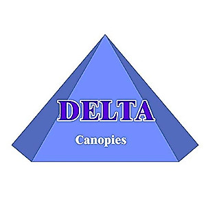 DELTA Canopies 32'x16' Budget PVC Wedding Party Tent,Easy Setup Outdoor Event Canopy,Backyard Garden Shelter Gazebo,with Waterproof Top,Galvanized Steel Frame,Commercial/Residential Use,Yellow White