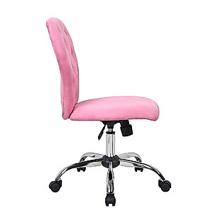 Boss Office Products Tiffany Modern Office Chair in Pink