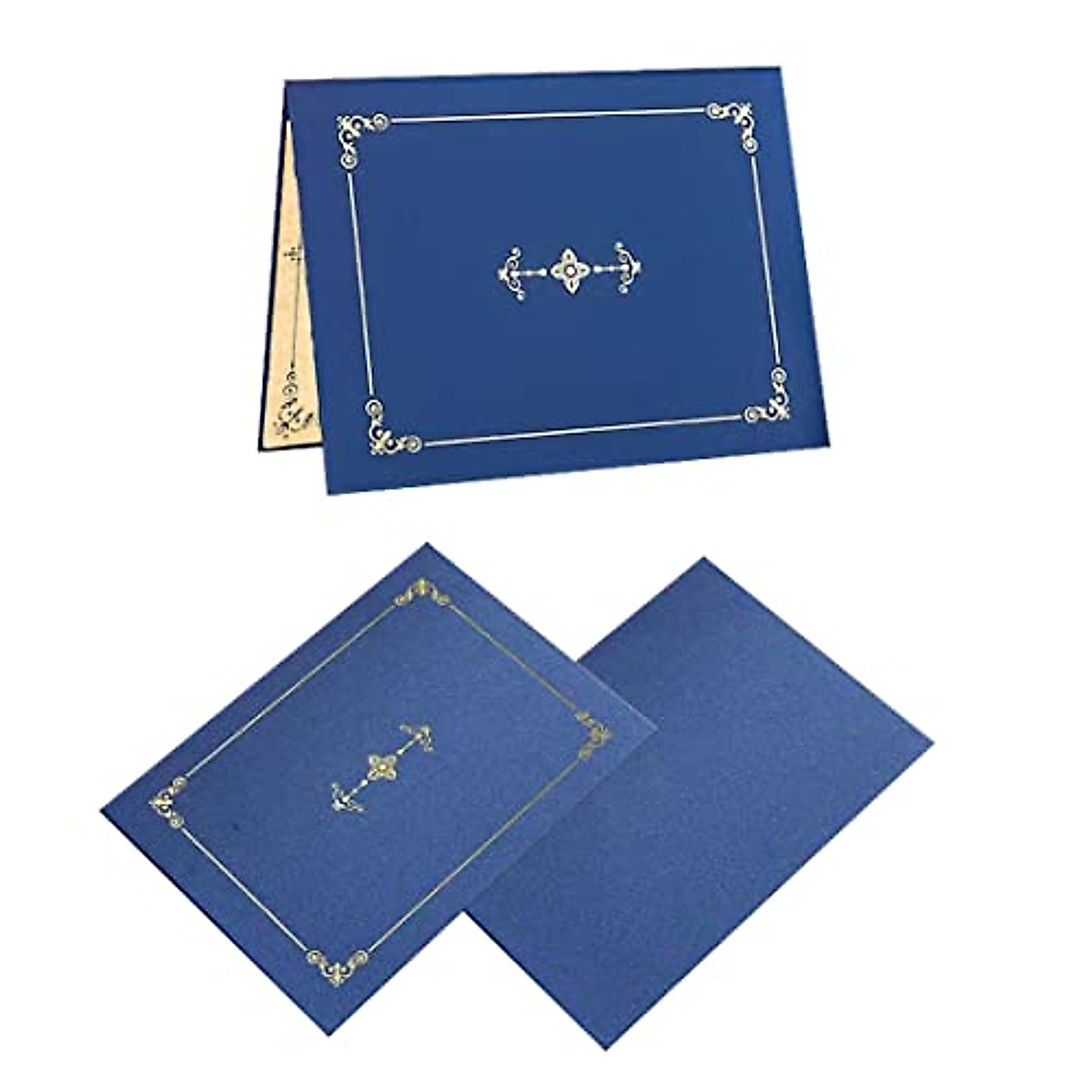 Kiufodut Twin-Fold 90th Birthday Decorations Signature Card,90th Anniversary Certificate Gift, Signing Anniversary Board For Women Or Men. Back In 1933（Blue Shell Surface）