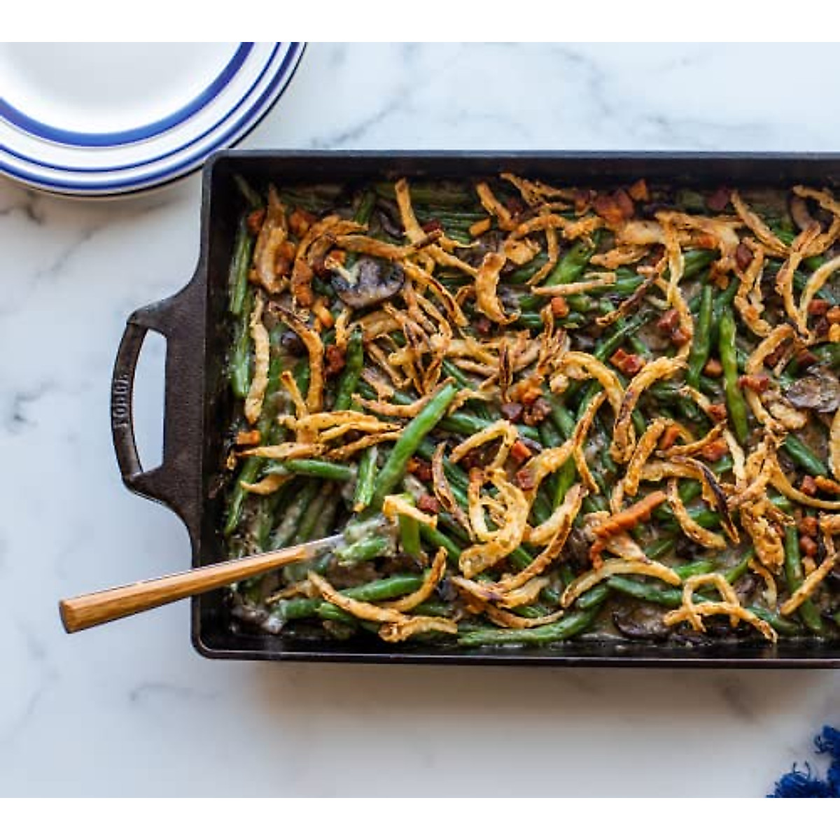 Lodge Seasoned Cast Iron 9 X 13 Inch Casserole Black Bw13c (Bw13ca1)