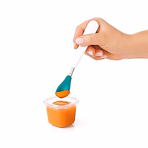 OXO Tot Baby Blocks Food Storage Containers, Teal, 2 Ounce - Set of 2