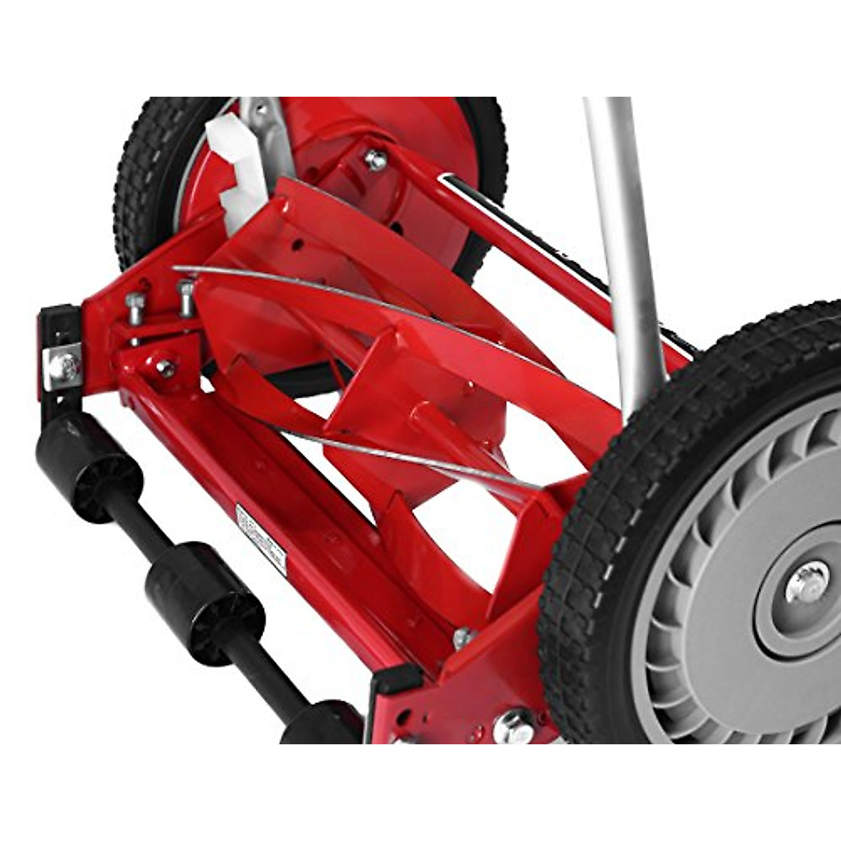 Great States 304-14 14-Inch 5-Blade Push Reel Lawn Mower, Red