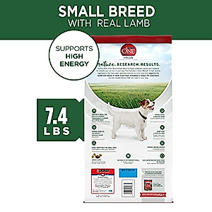 Purina ONE Natural Small Breed Dry Dog Food, +Plus Lamb & Rice Formula - 7.4 lb. Bag