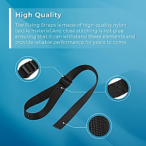 ArrogantF Rowing Machine Foot Straps Compatible with Concept 2 Rower (Models: D & E) Foot Strap Fitness Foot Straps Replacement Parts for Sunny Health Rowing Machine - 2 Pack