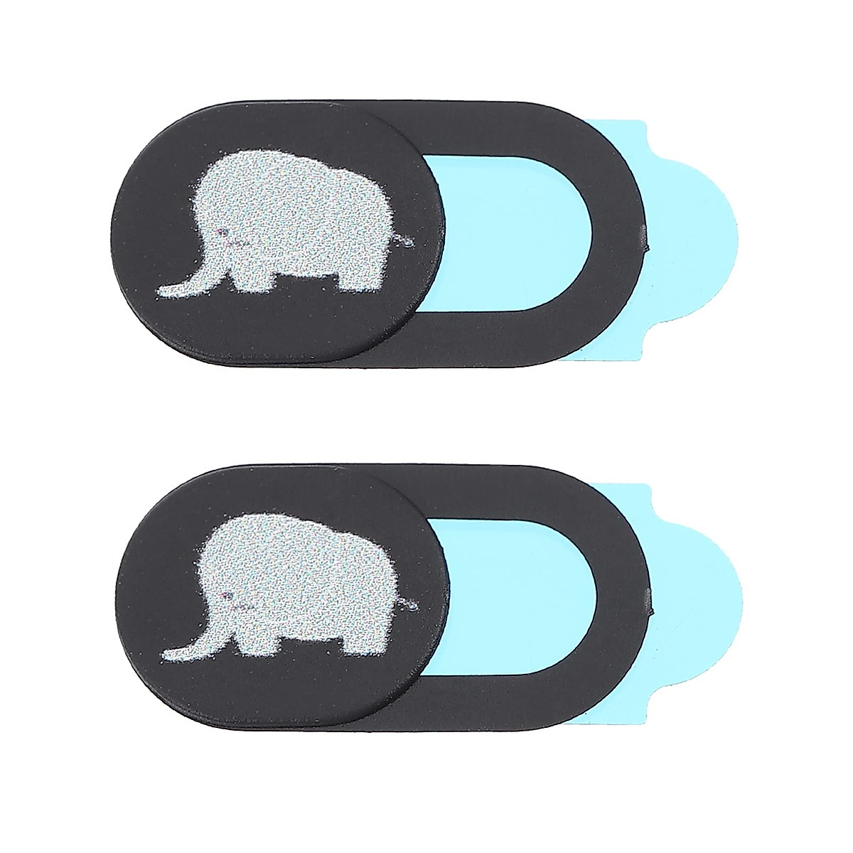 SOLUSTRE 2 pcs Elephant Pattern Webcam Slide Privacy Sliding Laptop Computer Tablet Cute Webcam Hider Accessory