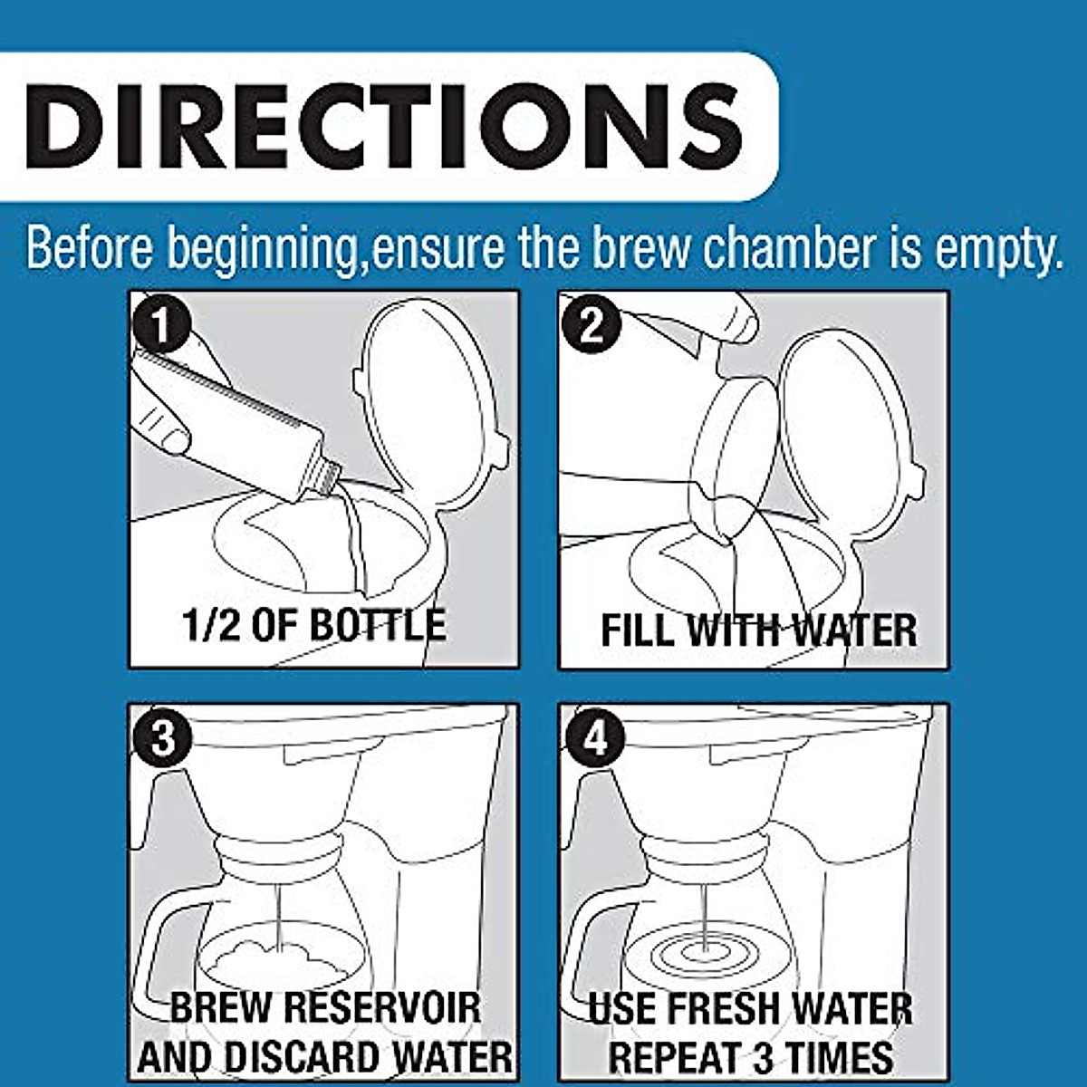 Urnex The Professional Barista's Choice Keurig Compatible Coffee Maker Universal Descaling Solution (2 Pack, 2 Uses Per Bottle)