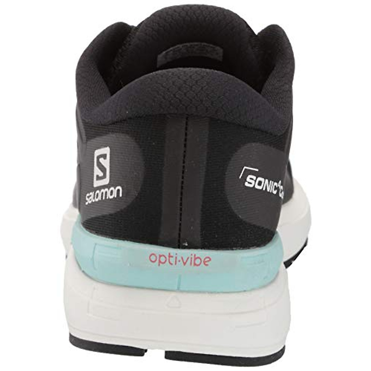 Salomon Sonic 4 Confidence Running Shoes for Men, Black/White/Ebony, 10.5