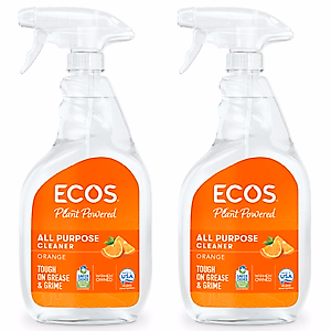 ECOS® All Purpose Cleaner, Orange, 22oz Bottle by Earth Friendly Products (Pack of 2)