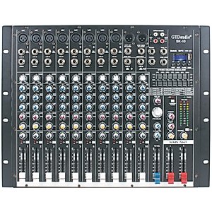GTD Audio 10 Channel Professional Powered Mixer Power Amplifier, DJ Amplifier, USB, EQ, Effect