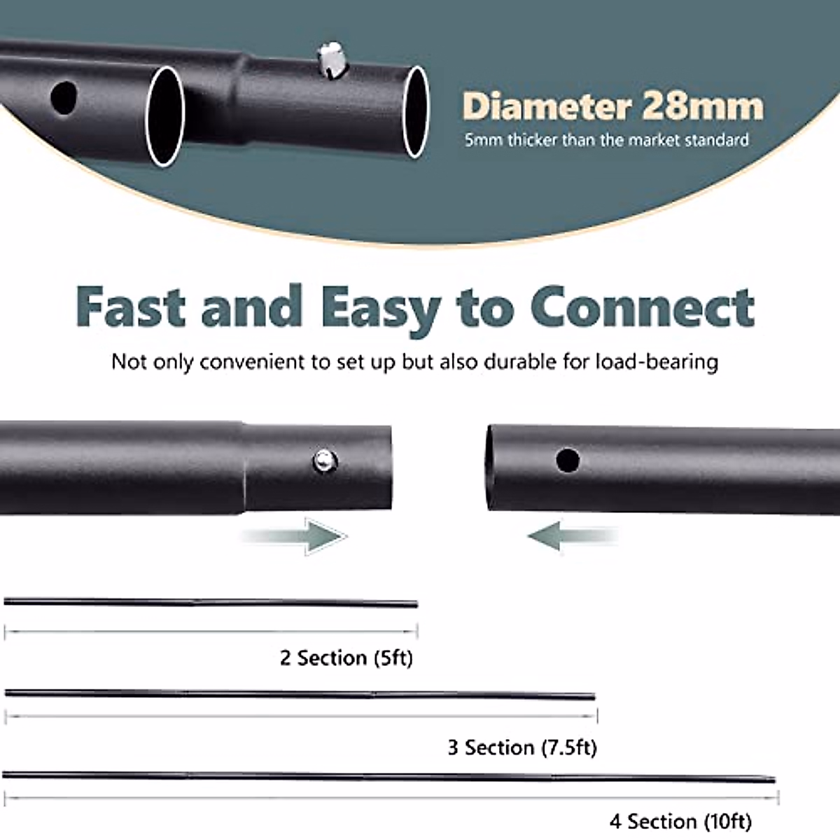 Aureday Backdrop Stand, 7x10Ft Adjustable Photo Backdrop Stand Kit with 4 Crossbars, 6 Background Clamps, 2 Sandbags, and Carrying Bag for Parties/Wedding/Photography/Festival Decoration