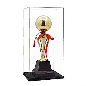 Odoria Clear Acrylic Assembly Required Display Box Case 14.6" High Dustproof Figure Gundam Display