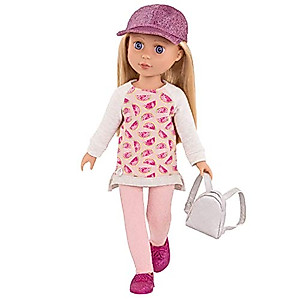 Glitter Girls - Head To Toe Glimmer Tunic & Leggings Deluxe Outfit - 14-inch Doll Clothes & Accessories Toys,Pink