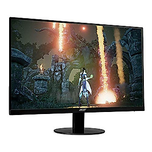 Acer SB230 Bbix 23" Full HD (1920 x 1080) IPS Ultra-Thin Zero Frame Monitor with AMD Radeon FREESYNC Technology - 1ms | 75Hz Refresh (HDMI & VGA ports), Black