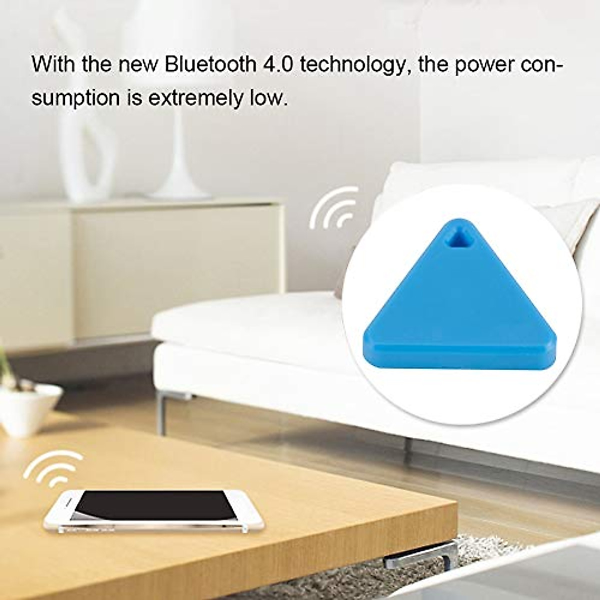 Mini Tracker Anti-Lost Smart Finder Locator Alarm Key Kids Pet Finder, Battery Model: CR2032 (Not Included)