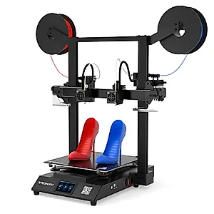 TRONXY Gemini S Dual Extruder 3D Printer，Two Color 3D Printers， Eight Languages + Four Printing Modes, Extruder Printering Flexible Filament 1.75mm, Print Size 300×300×390mm