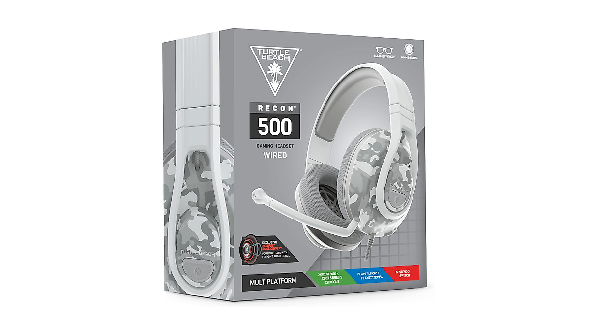 Turtle Beach Recon 500 Wired Gaming Headset for PS5, Xbox & Switch