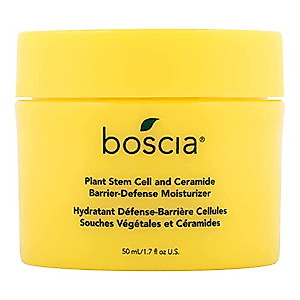 Boscia Plant Stem Cell & Ceramide Barrier-Defense Moisturizer - Vegan, Cruelty-Free, Natural Skin Care - Face Moisturizer with Ceramides, Essential Fatty Acids & More - For All Skin Types - 1.7 fl oz