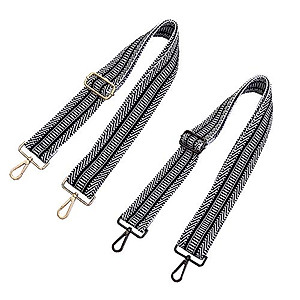 Umily Wide Shoulder Strap Adjustable Replacement Belt Guitar Style Cross body Handbag Purse Strap